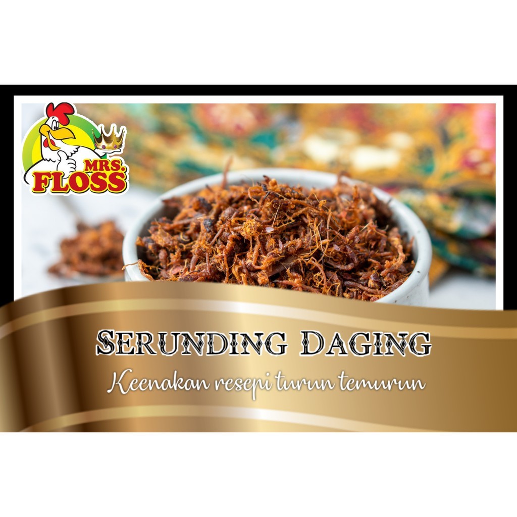 Serunding Daging 100GM (Meat floss/Beef floss) | Shopee Malaysia