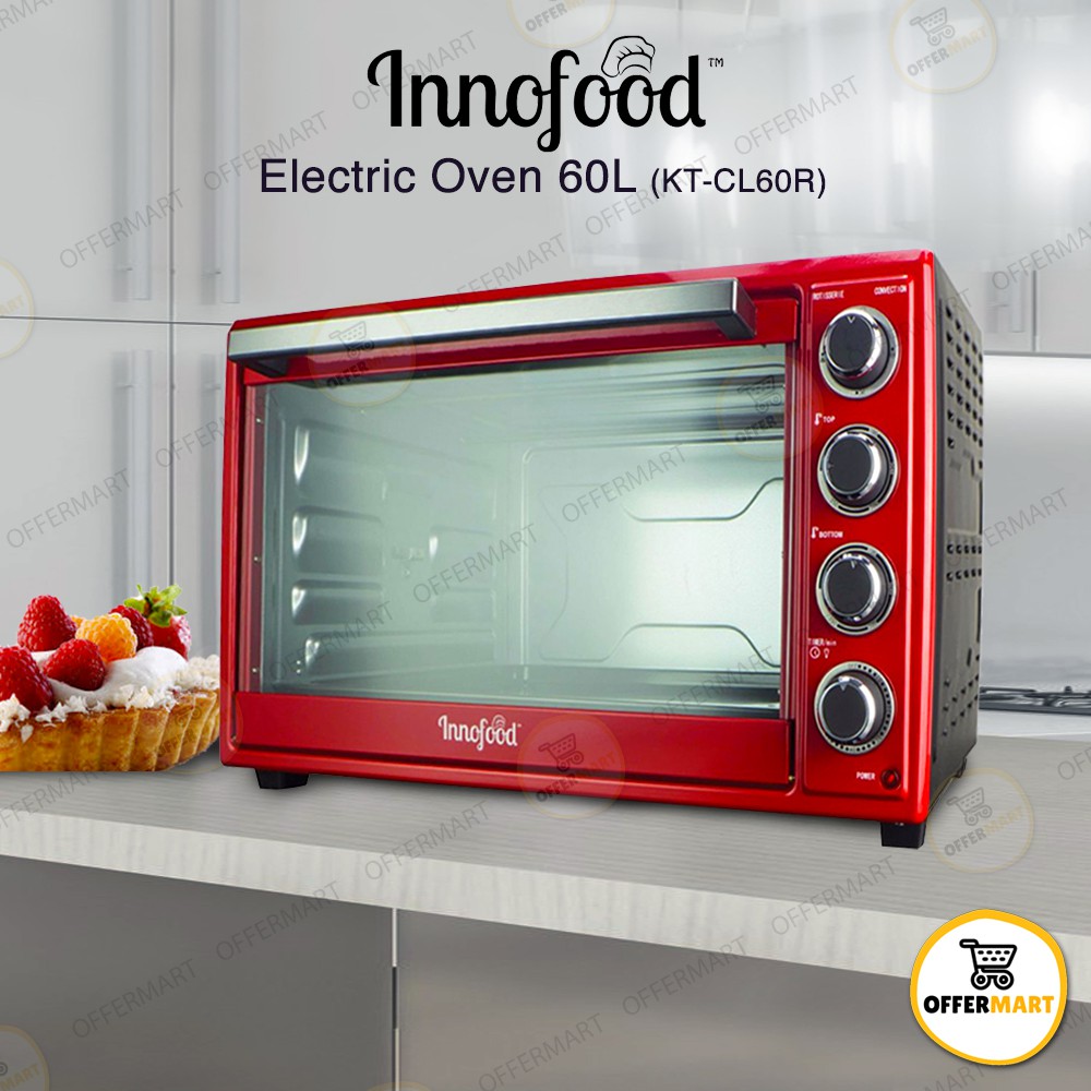 INNOFOOD Electric Oven KT-CL60R2 (60L )with Double Layer Glass Door ...