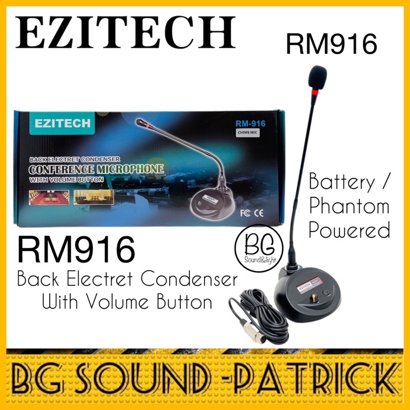 Ezitech RM916 Desk Gooseneck Condenser Microphone | Shopee Malaysia