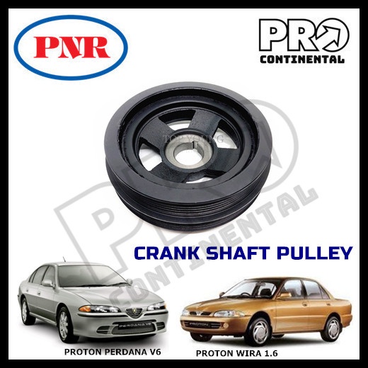 PROTON WIRA 1.6 PERDANA V6 2.0 ENGINE CRANK SHAFT MAIN PULLEY | Shopee ...