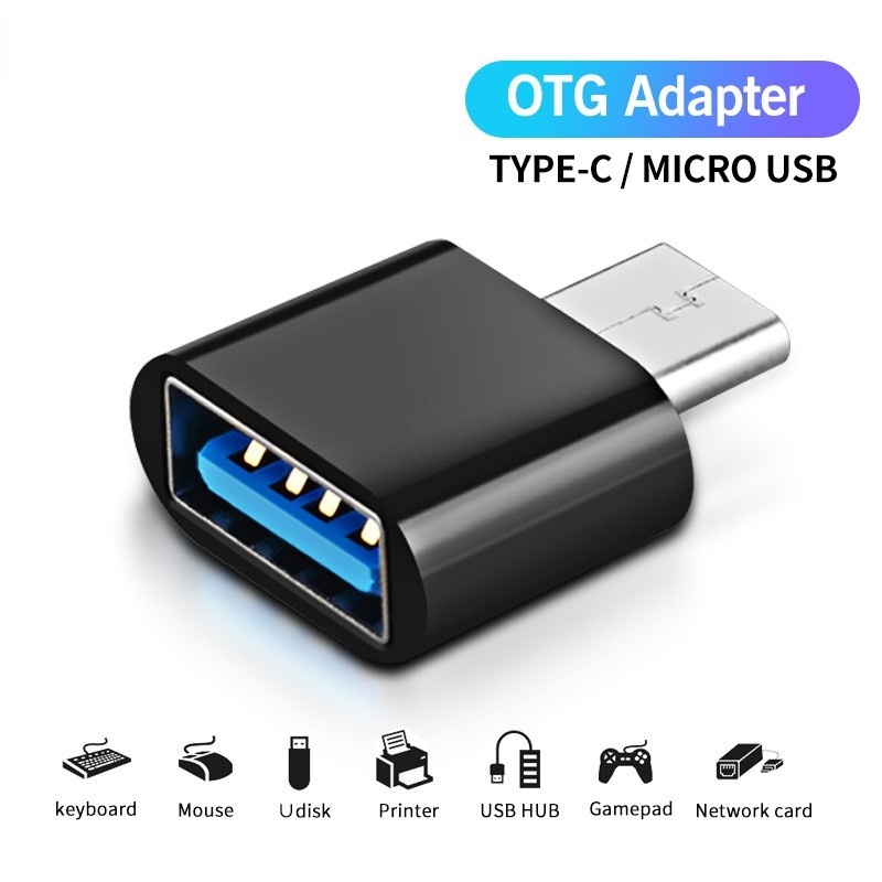 Type-c/Micro USB OTG Adapter USB Disk Converter Data Cable For Android ...