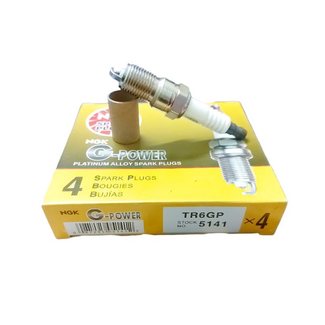 NGK G-POWER PLATINUM SPARK PLUG TR6GP PROTON CAMPRO SAGA BLM FLX WAJA ...