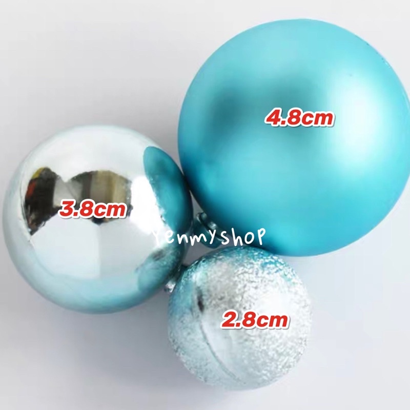 Colourful Ball Transparent Shinny Wish Ball Cake Decoration Cake Topper ...