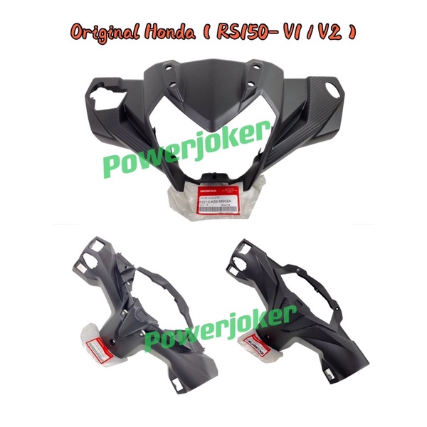 Honda RS150 RS 150 V1 V2 (Original Honda) Inner Cover Lampu Depan/ Inner Meter Cover Hitam ...