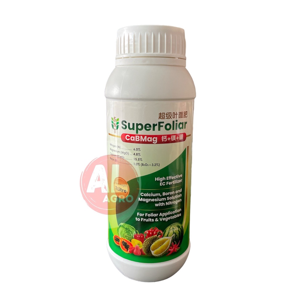 1L SuperFoliar CaBMag Baja Foliar Kalsium Magnesium dan Boron Pokok ...