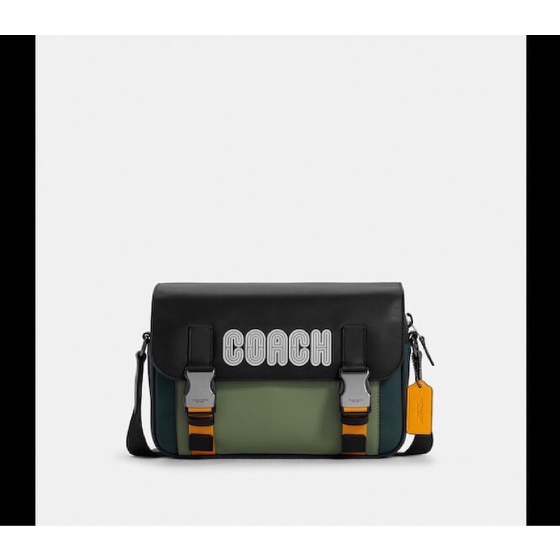 COACH LEATHER SLING BAG/BAG SLING COACH/COACH BAG/MEN COACH/COACH MEN ...