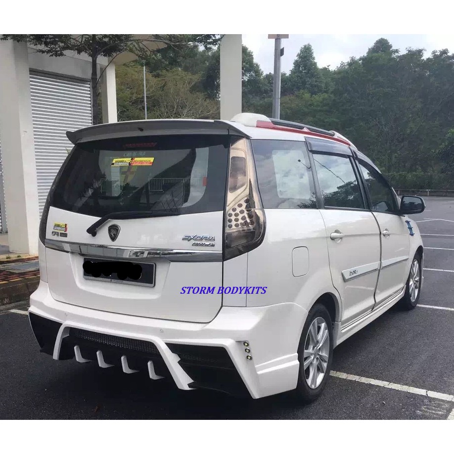 PROTON EXORA 2009 - 2019 ( BLACK PEARL ) REAR BUMPER - Fibre | Shopee ...