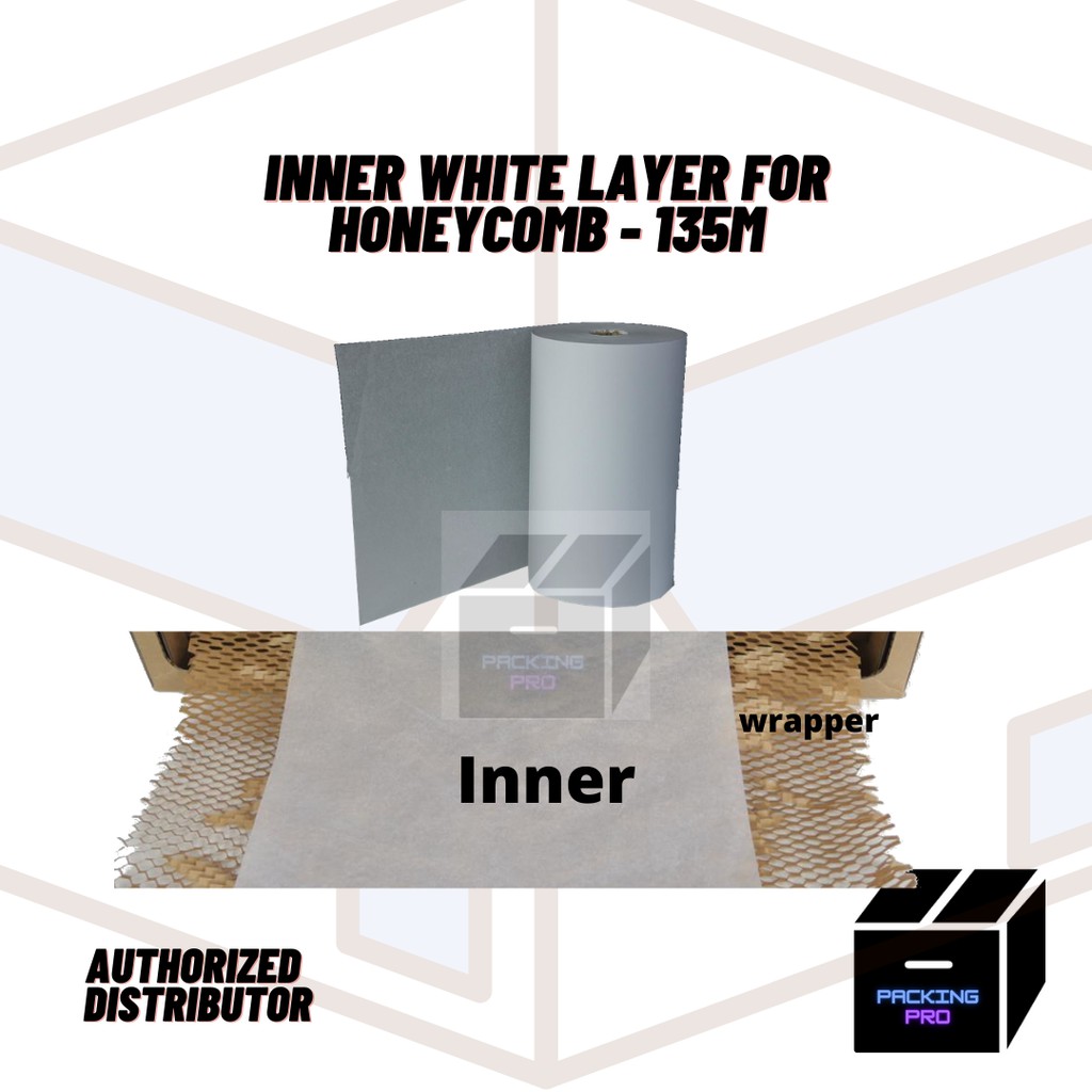 White Inner Paper Wrapping, Wrap, Wrapper 135m / Honeycomb Wrap Inner ...