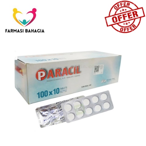 [ Exp 7/2028 ] PARACIL PARACETAMOL 500MG TABLET 10'S ( 1 STRIP ) - For ...