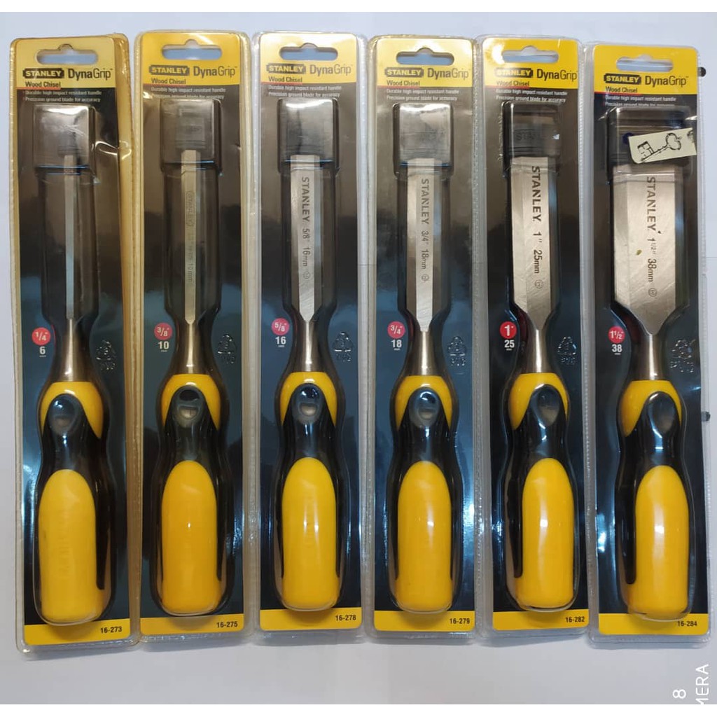 Stanley Dynagrip Wood chisel 6mm 10mm 16mm 18mm 25mm 32mm | Shopee Malaysia
