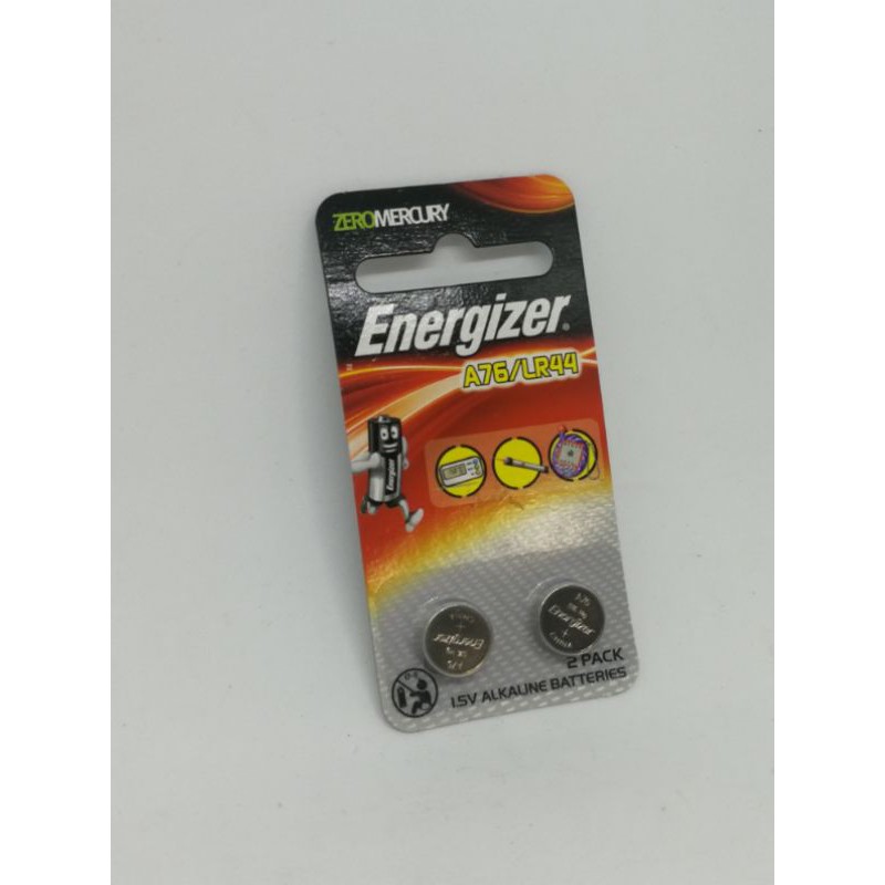 ENERGIZER A76/LR44 ALKALINE BATTERIES (PACK OF 2'S) | Shopee Malaysia