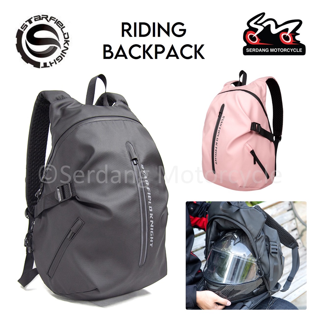Star Field Knight SKB367 Helmet Backpack Rider Bag Riding Full Face Beg ...