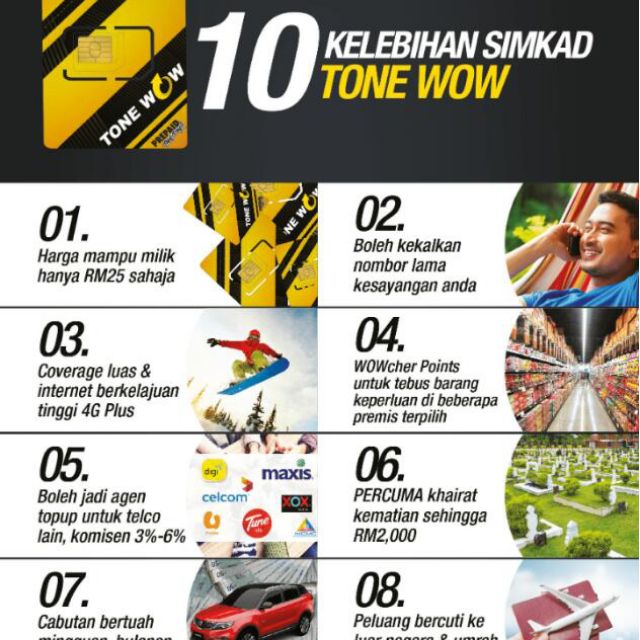 Siapa guna maxis,umobile&Celcom tapi internet slow??🌟SIMKAD TONE WOW 📱💰 ...
