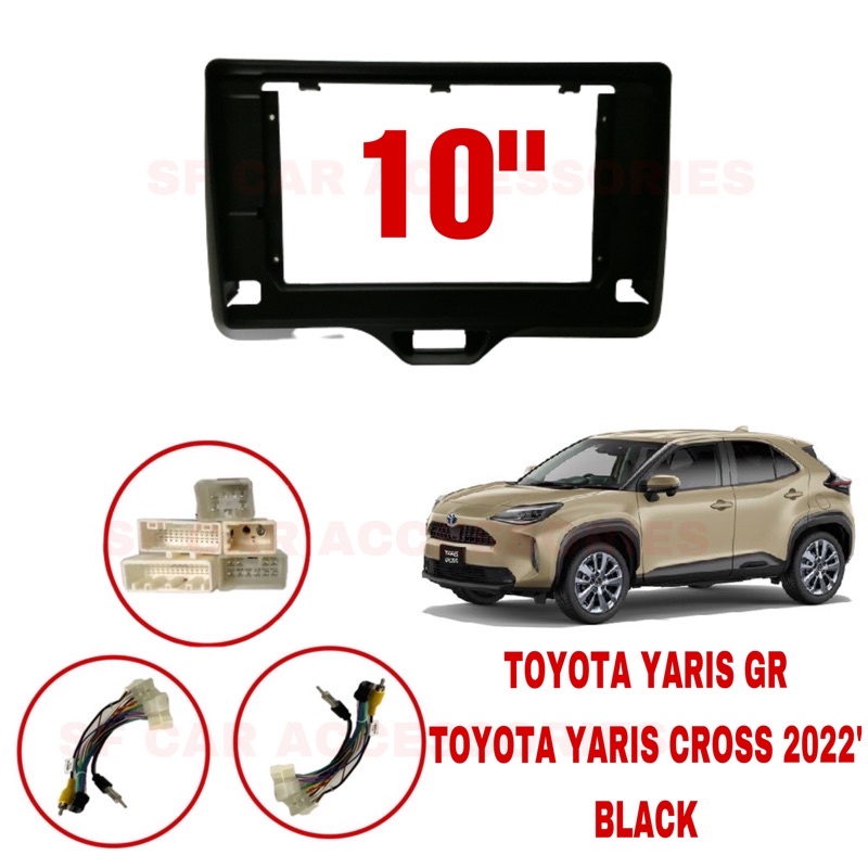 10” Inch Android Player Casing Toyota Yaris Gr/Yaris Cross 2022 ...