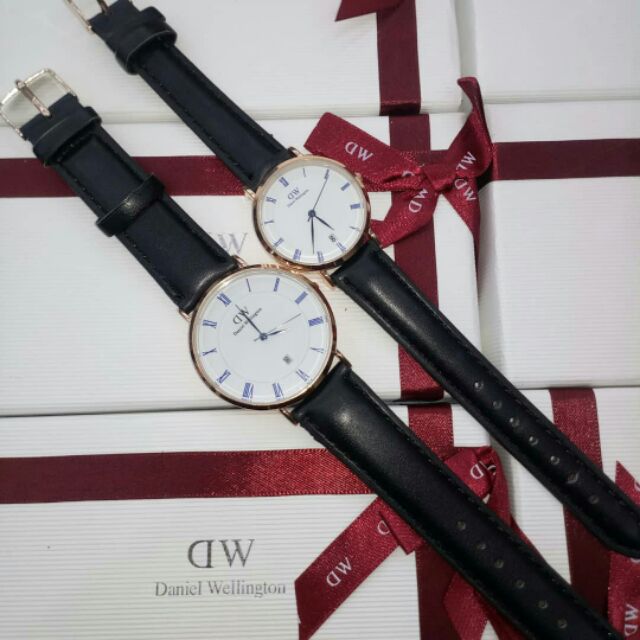 Dw couple watch(black) | Shopee Malaysia