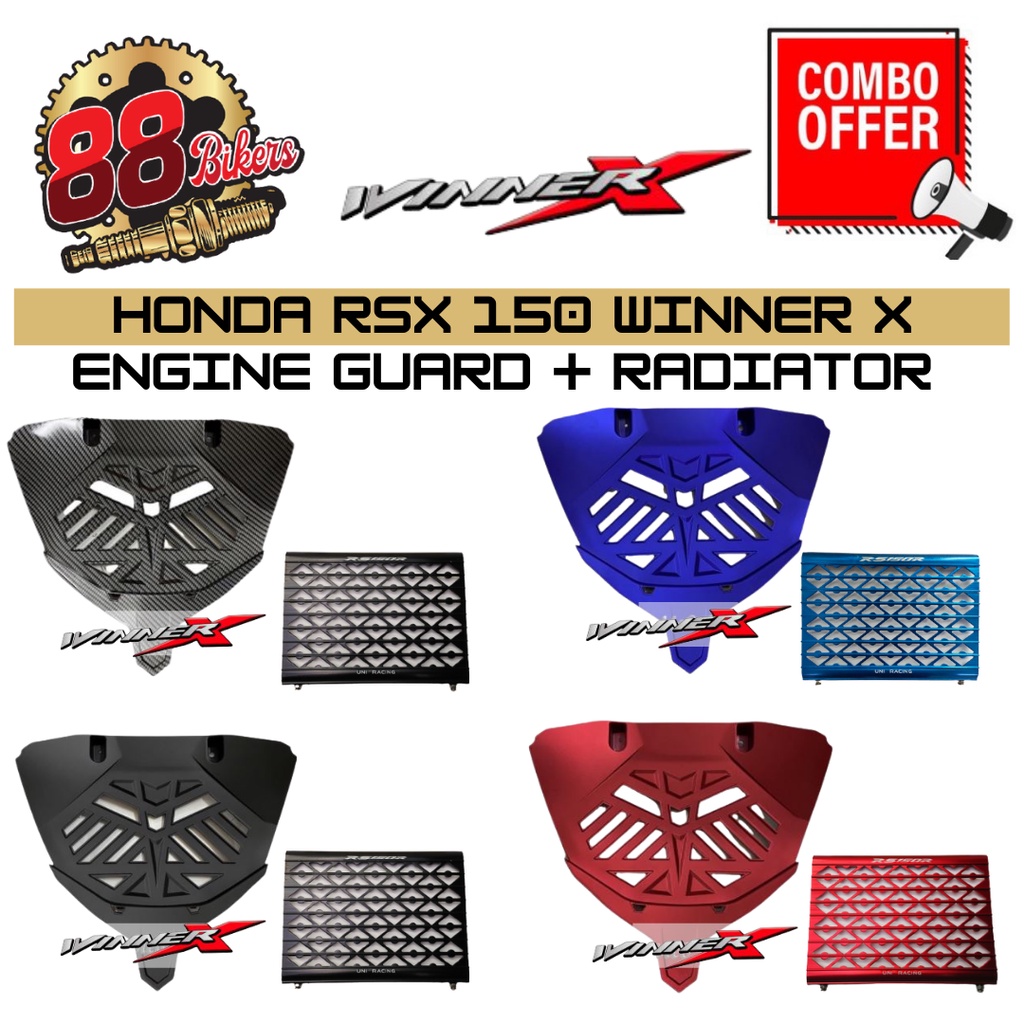 🔥 NEW COMBO 🔥 HONDA RSX 150 WINNER X RS-X RSX150 ENGINE GUARD ...