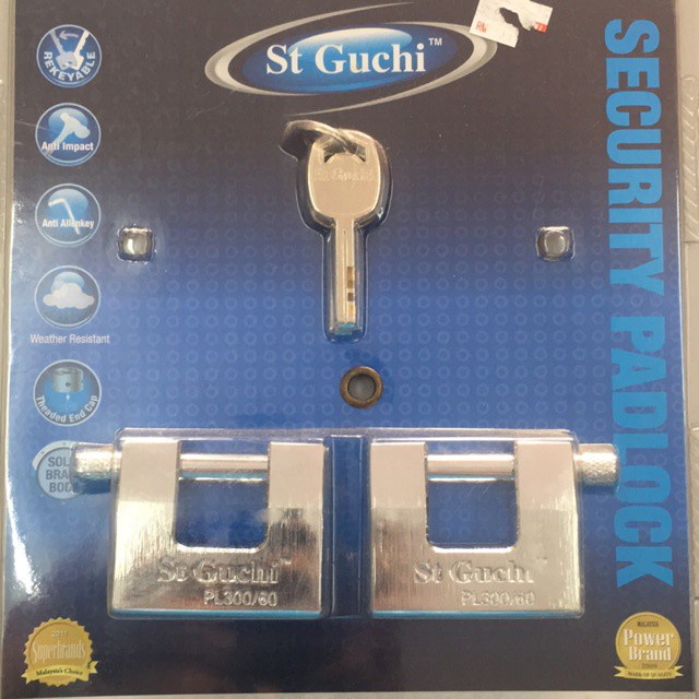 St Guchi Brass Amour Padlock 60mm Key Alike (2pcs) | Shopee Malaysia