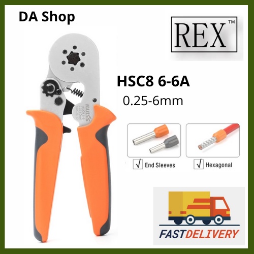 REX HSC8 6-6A Hexagonal Shape Crimping Tools | Shopee Malaysia