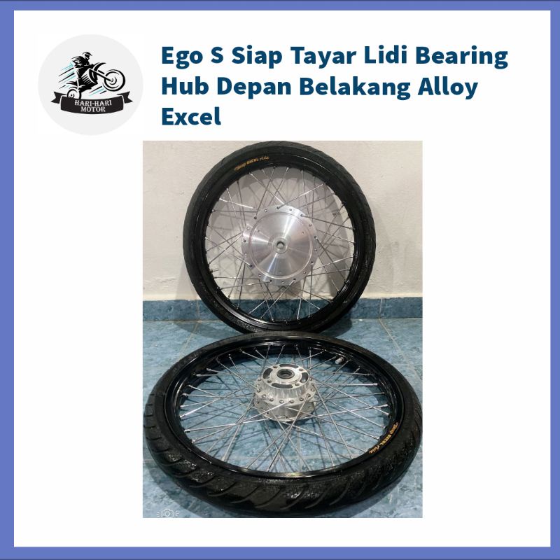 Ego S Ego Lama 🔥 READY STORE 🔥 Front Rear Siap Hub Bearing Chrome Alloy ...