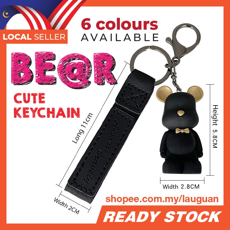 Bear Brick Keychain Bag Decoration Keychain [MALAYSIA STOCK] | Shopee ...