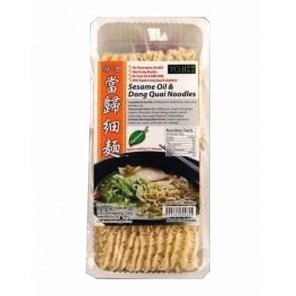 FOODIEMART MH Food Yoji Sesame Oil & Dong Quai Noodle - 1x400g (麻油当归细面 ...