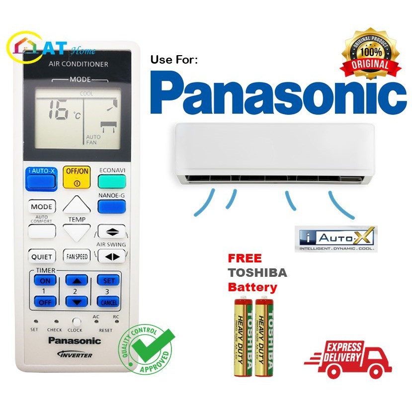Panasonic Air Cond aircon remote control replacement part A75C4543 FREE ...
