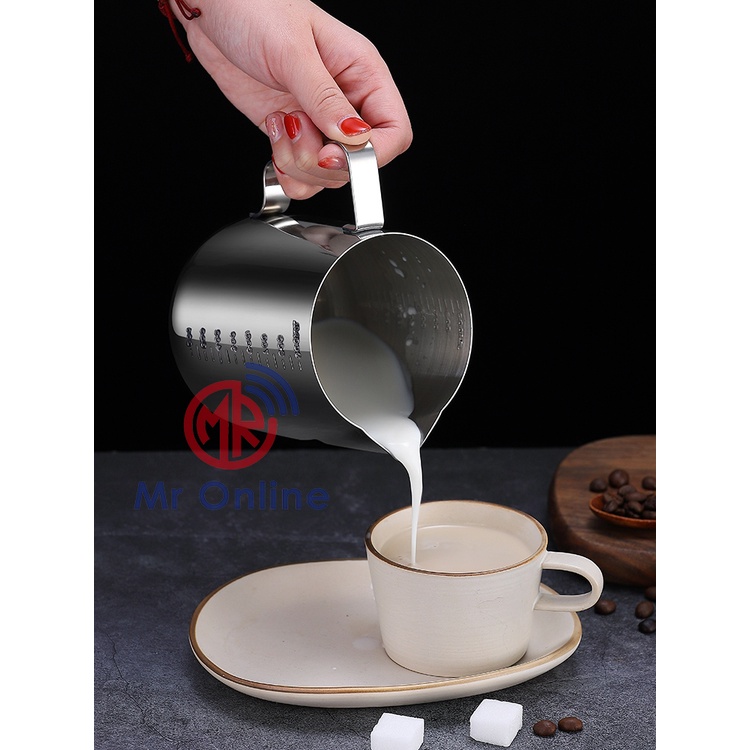 Stainless Steel Coffee Milk Design Latte Americano Cream Creamer ...