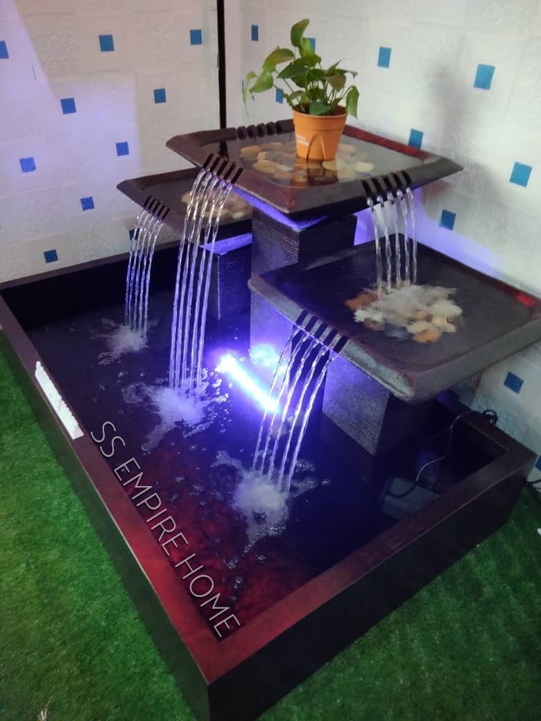 S03 Brown 5x3 Feng Shui Sandstone Water Pond Fountain Garden Water ...