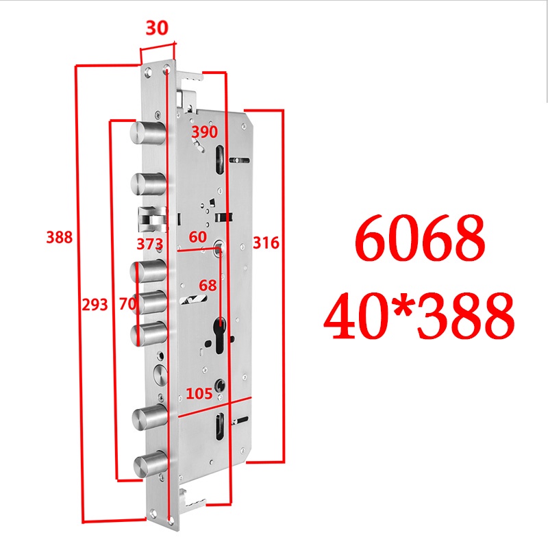 6068 7068 7568 24 240 30 240 30 388 40 388 steel security door lock ...
