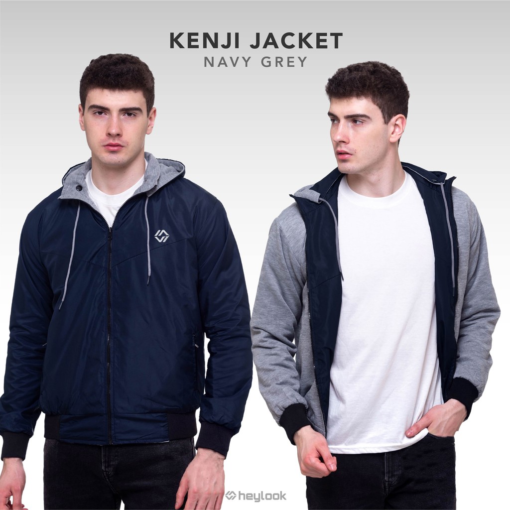 HEYLOOK Official - Men's Reversible Parachute Jacket, Men's KENJI ...