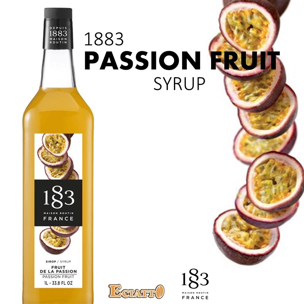 1883 MAISON ROUTIN 1883 Passion Fruit Syrup For Sparkling Juice,Soda ...