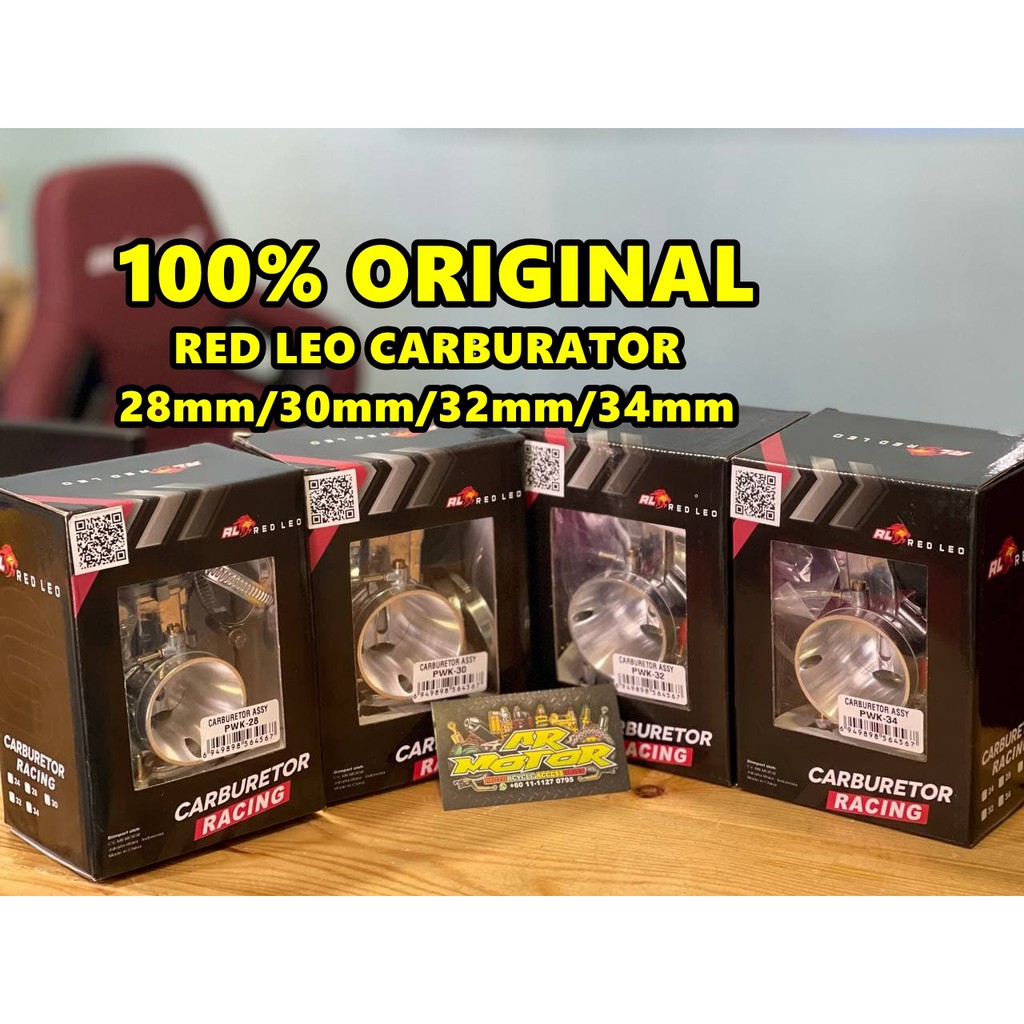 # RED LEO PWK CARBURATOR 100% ORIGINAL 28/30/32/34 DARI ESR MOTOR ...