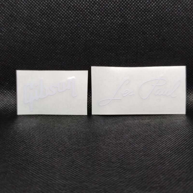 Gibson Les Paul headstock logo decal/sticker white | Shopee Malaysia