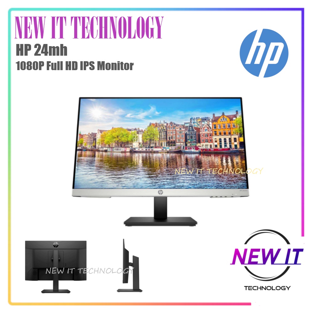 HP 24mh Full HD Monitor - IPS LED Backlit/ 75Hz/ 5ms GtG/ Ultra Slim ...