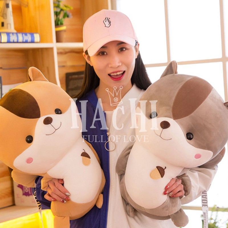 Hachi ORIGINAL DOLL Soft Cupai CHIPMUNK DOLL SQUIRELL DOLL 45CM | Shopee Malaysia