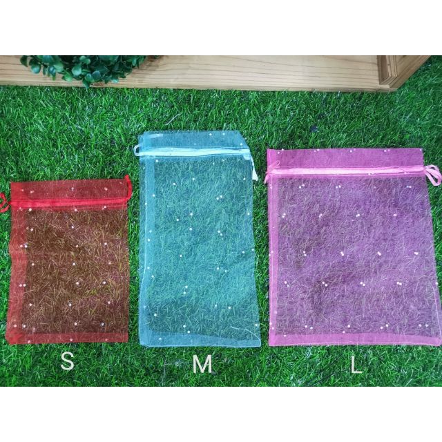 BAG ogz ORGANZA UNCANG GOODIES candy BEG (10pcs) | Shopee Malaysia