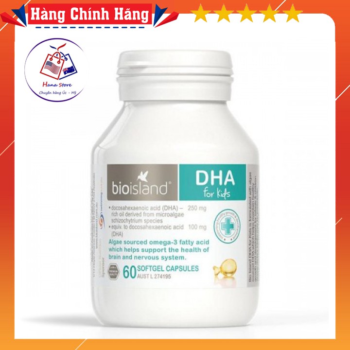 Bio island DHA for Kids DHA supplement - Box of 60 tablets | Shopee Malaysia