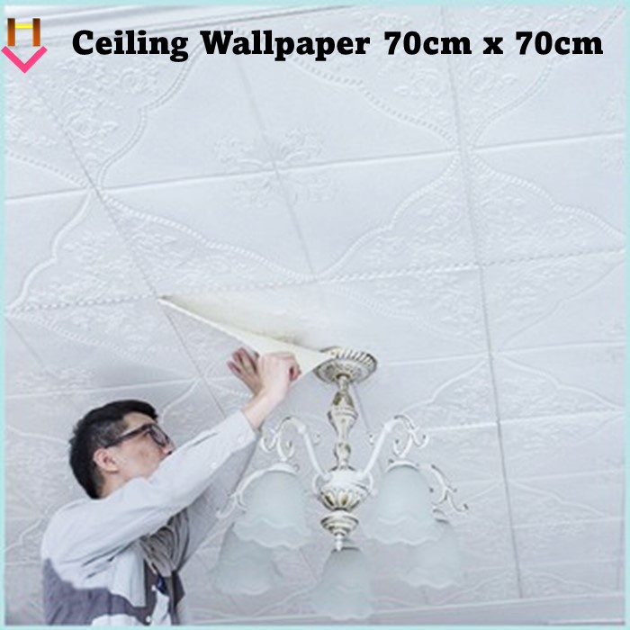 Sticker Siling 3D Kalis Air – Hiasan Buih Lekat Sendiri untuk Siling ...