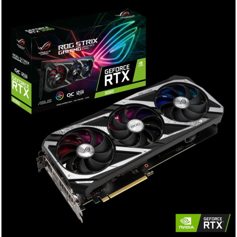 Asus ROG Strix RTX 3060 12GB GDDR6 V2 | Shopee Malaysia