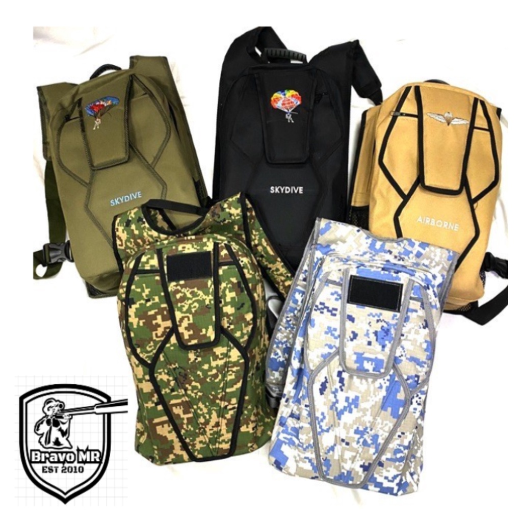 BEG PARA / BEG LAPTOP HITAM/ KHAKIS/ HIJAU/ DIGITAL ARMY/ NAVY ...