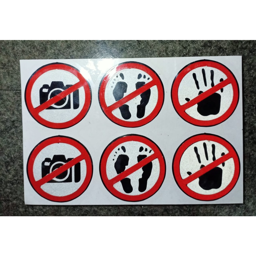 Waterproof Prohibition Warning Sign Cutting Sticker, Waterproof, Flame ...