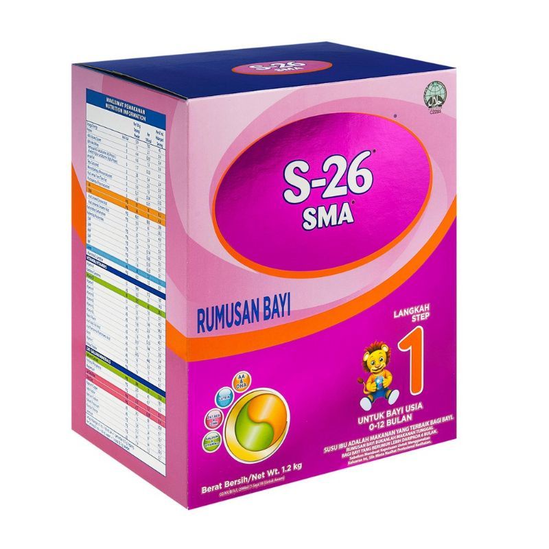 SUSU S-26 SMA 0-12 BULAN 1.2KG (600GRAM × 2) LANGKAH 1 | Shopee Malaysia