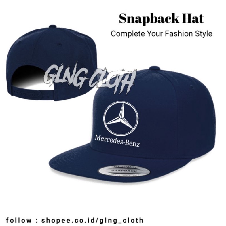 Mercedes Benz Snapback Hat - Mercedes Benz Hat | Shopee Malaysia