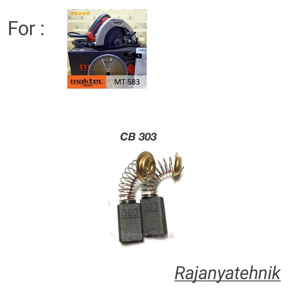 MESIN Carbon Brush MAKITA CB 303A Charcoal Circular Saw Machine/MT580 ...
