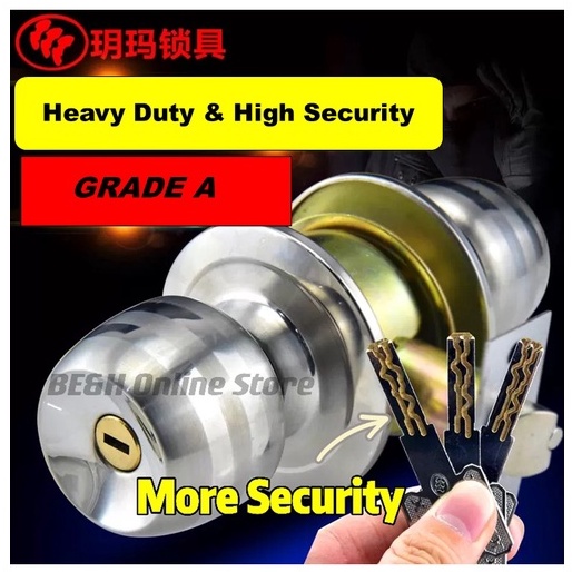 YUEMA CHINA TOP CYLINDER LOCK HEAVY DUTY HIGH SECURITY KEY KUNCI PINTU ...