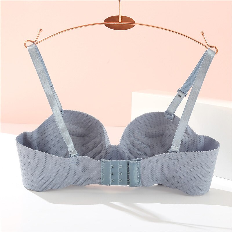 A B Cup Push Up Bra Women 1/2 Cup Bras Soft Wireless Bralette ...