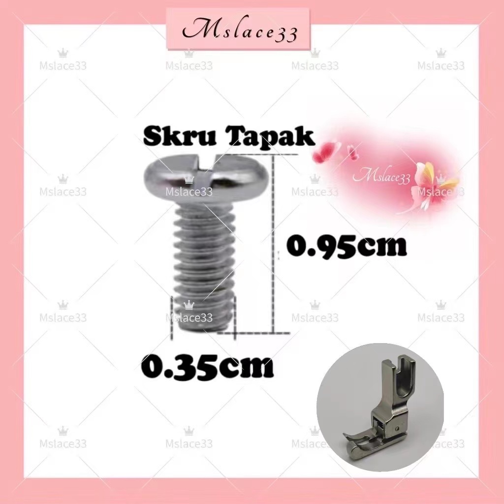 Skru Mesin Jahit Industri / Screws For Industrial Sewing Machine / Skru ...
