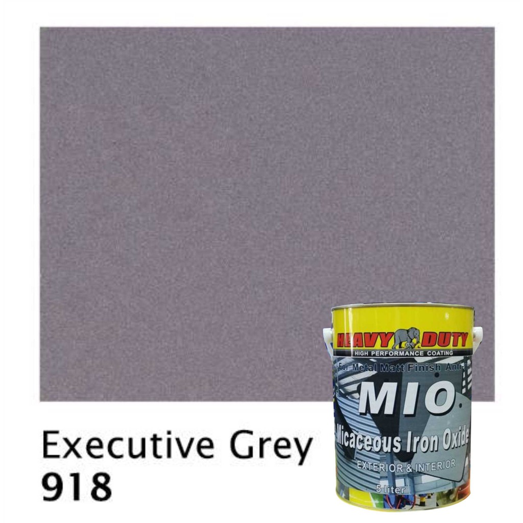 【100%Ori🔥】EXECUTIVE GREY 918（1L ） Heavy Duty MIO Micaceous Iron Oxide ...