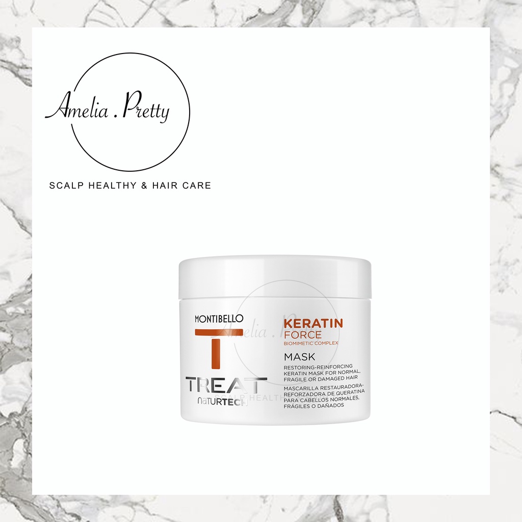 Montibello Keratin Force Hair Mask 500ml ( For normal , fragile , or ...