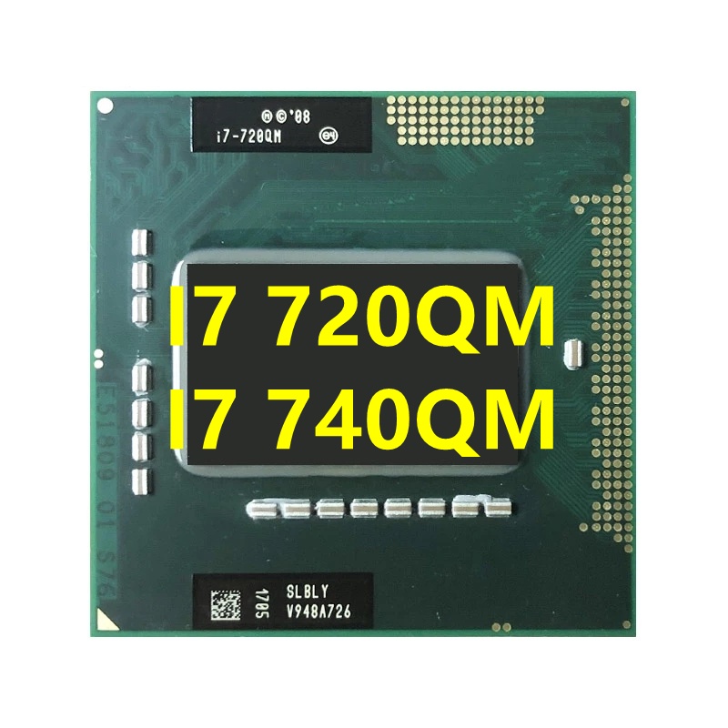 i7-820QM i7-720QM i7-740QM SLBLY SLBQG 1.6 GHz Quad-Core Eight-Thread ...